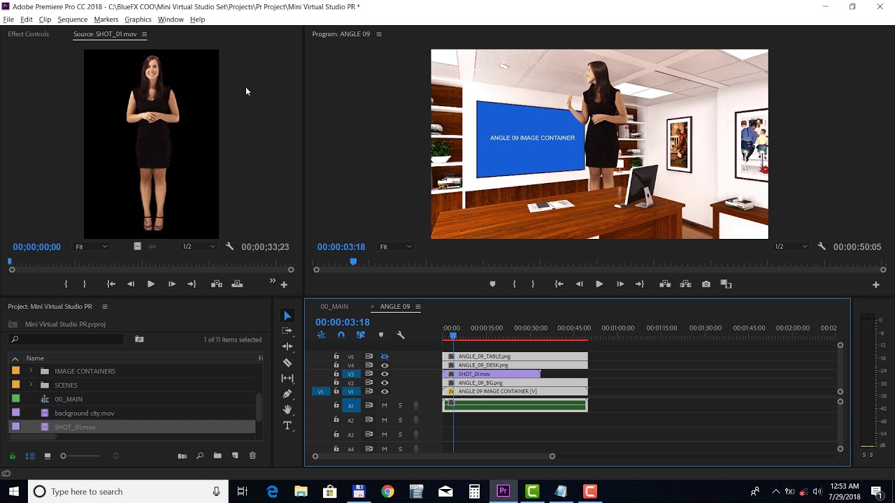 Mini Virtual Studio Set Tutorial Pr Youtube