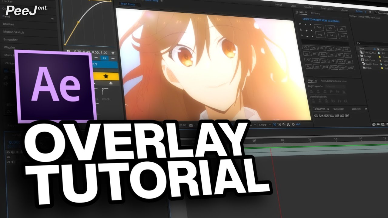 How To Use An Overlay After Effects Youtube