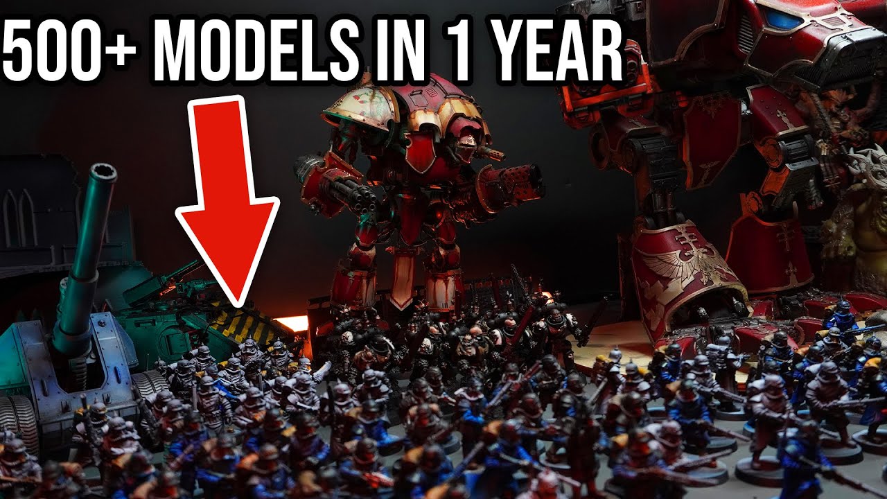 A Year Of 3d Printing Warhammer 40k Madness Youtube