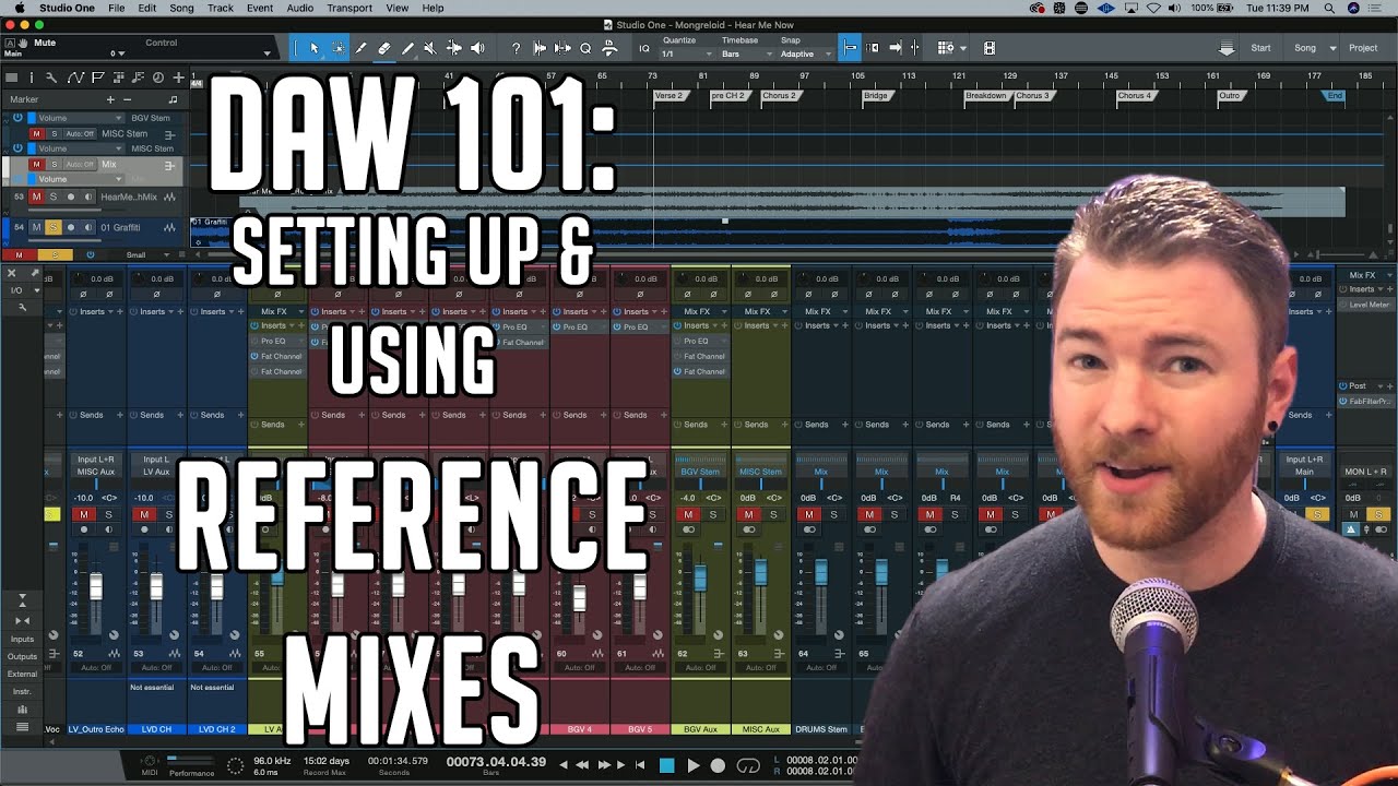 Daw 101 Mixing With Reference Tracks Youtube
