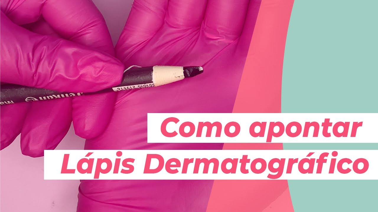 Como Apontar Lápis Dermatográfico Youtube