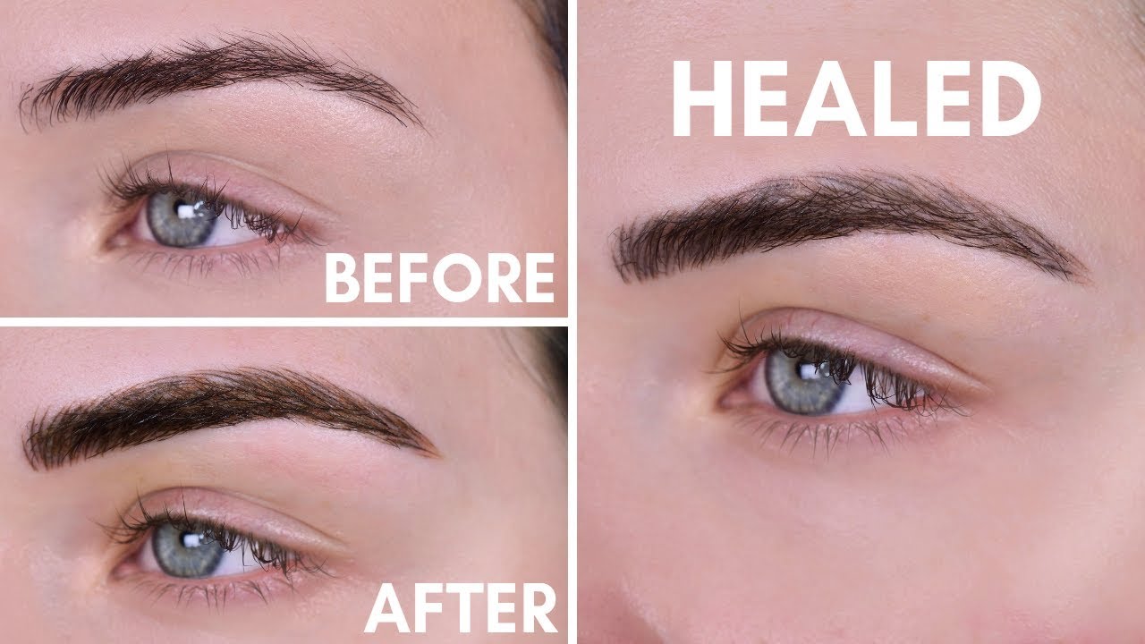 Microblading Experience Before After 10 Day Healing Process Youtube