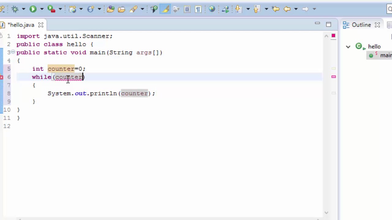 Java Programming Tutorial 10 While Loop Youtube