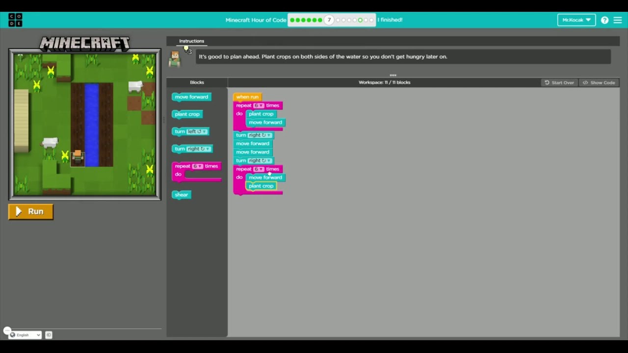 Code Org Minecraft Adventurer Youtube
