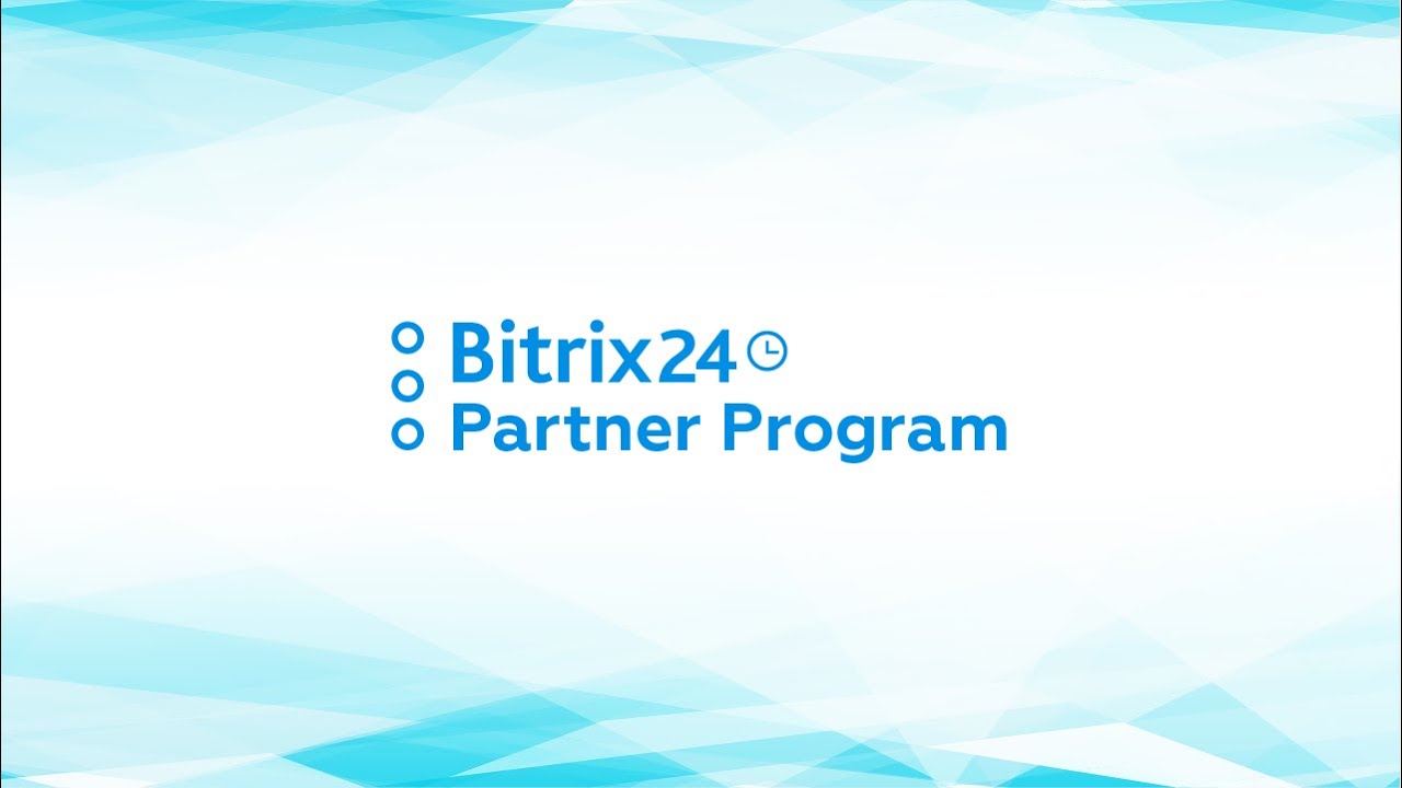 Bitrix24 Partner Program Youtube