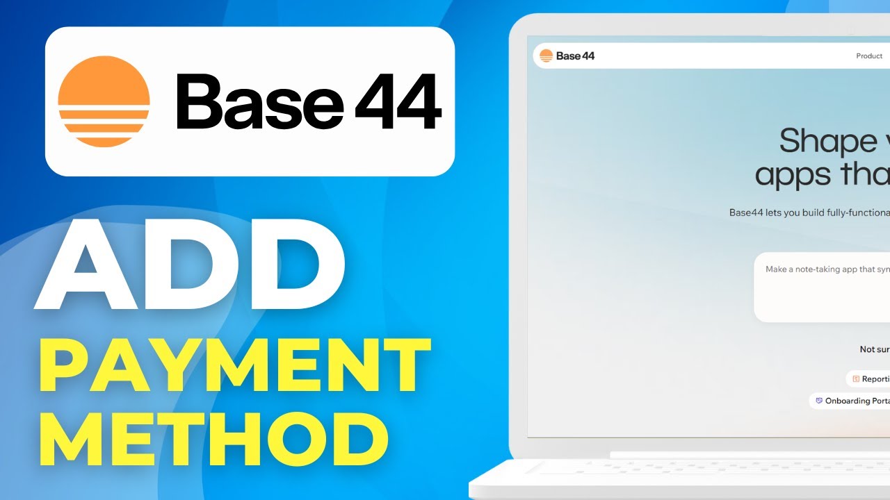 How To Add Payment Method On Base44 Youtube