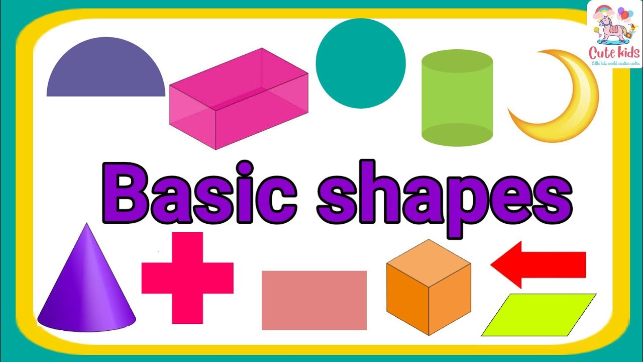 Basic Shapes Learn Basic Shapes For Kids Learn Basic Shapes Name In