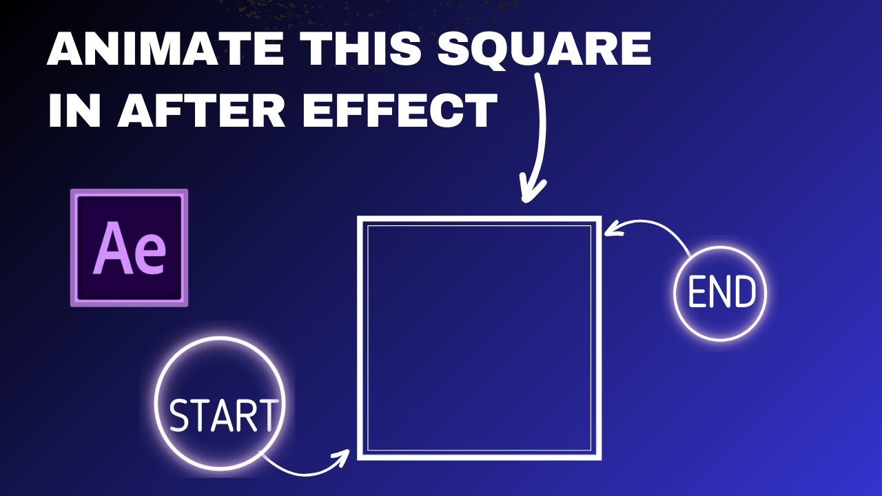 How To Create An Animated Square In After Effects Using Trim Paths