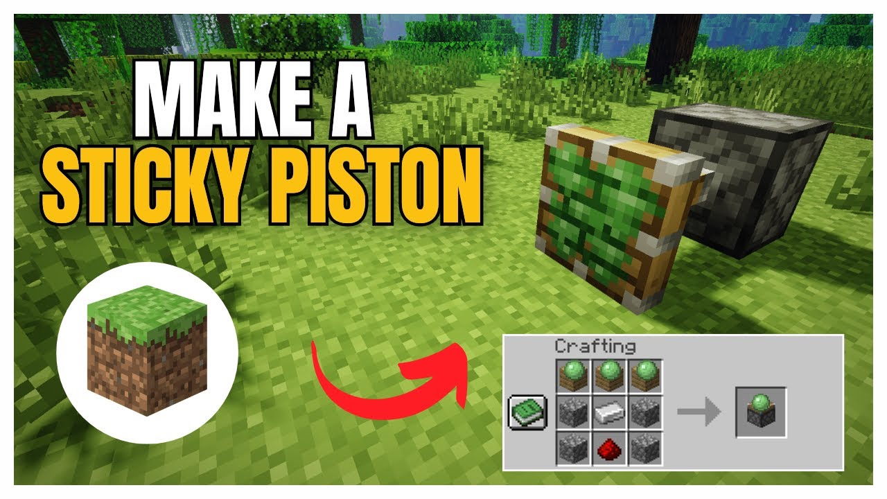 How To Make A Sticky Piston In Minecraft Easy Step By Step Guide