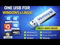 How To Create A Bootable Usb Using Ventoy Multiple Iso In One Usb ...