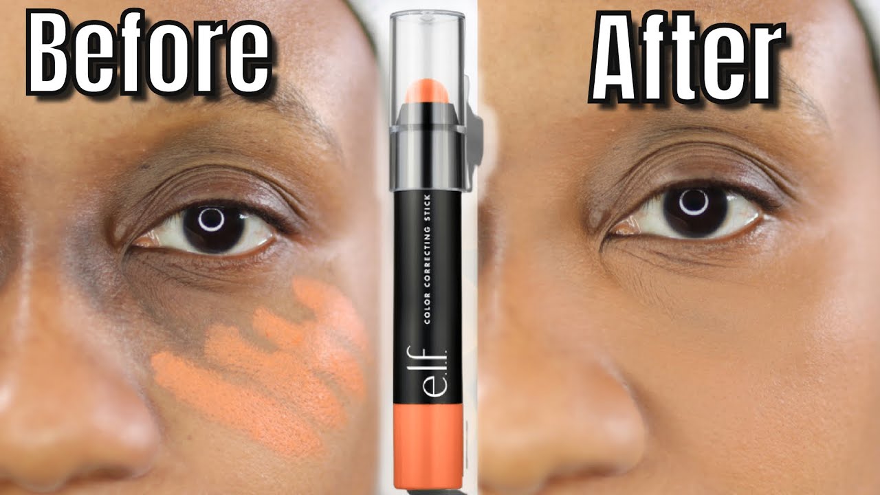 Fully Cover Dark Circles Using Orange Color Corrector Testing Elf