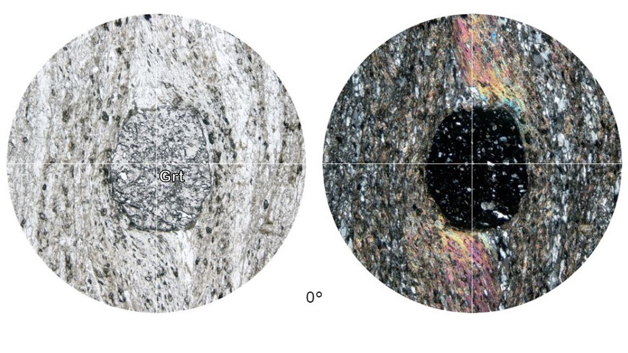 Virtual Microscope γρανάτης Garnet Youtube
