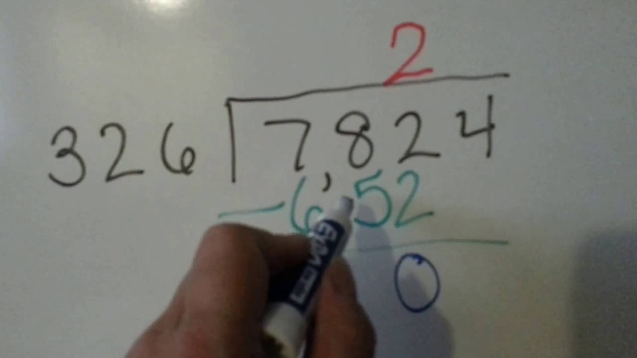 Long Division Divide 3 Digit Number Division 10 Youtube