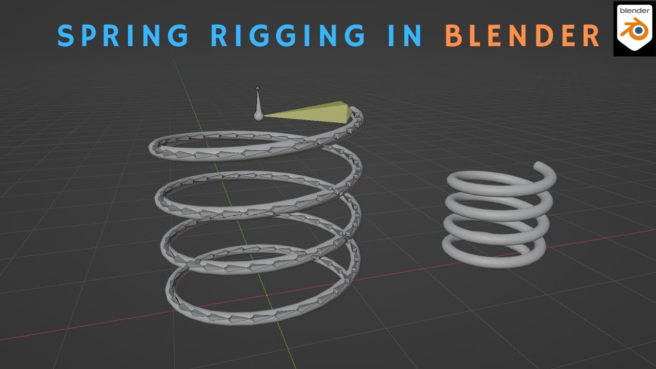 Spring Rigging In Blender Youtube