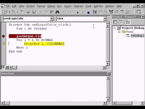 Vb6 Debugging Tools Youtube