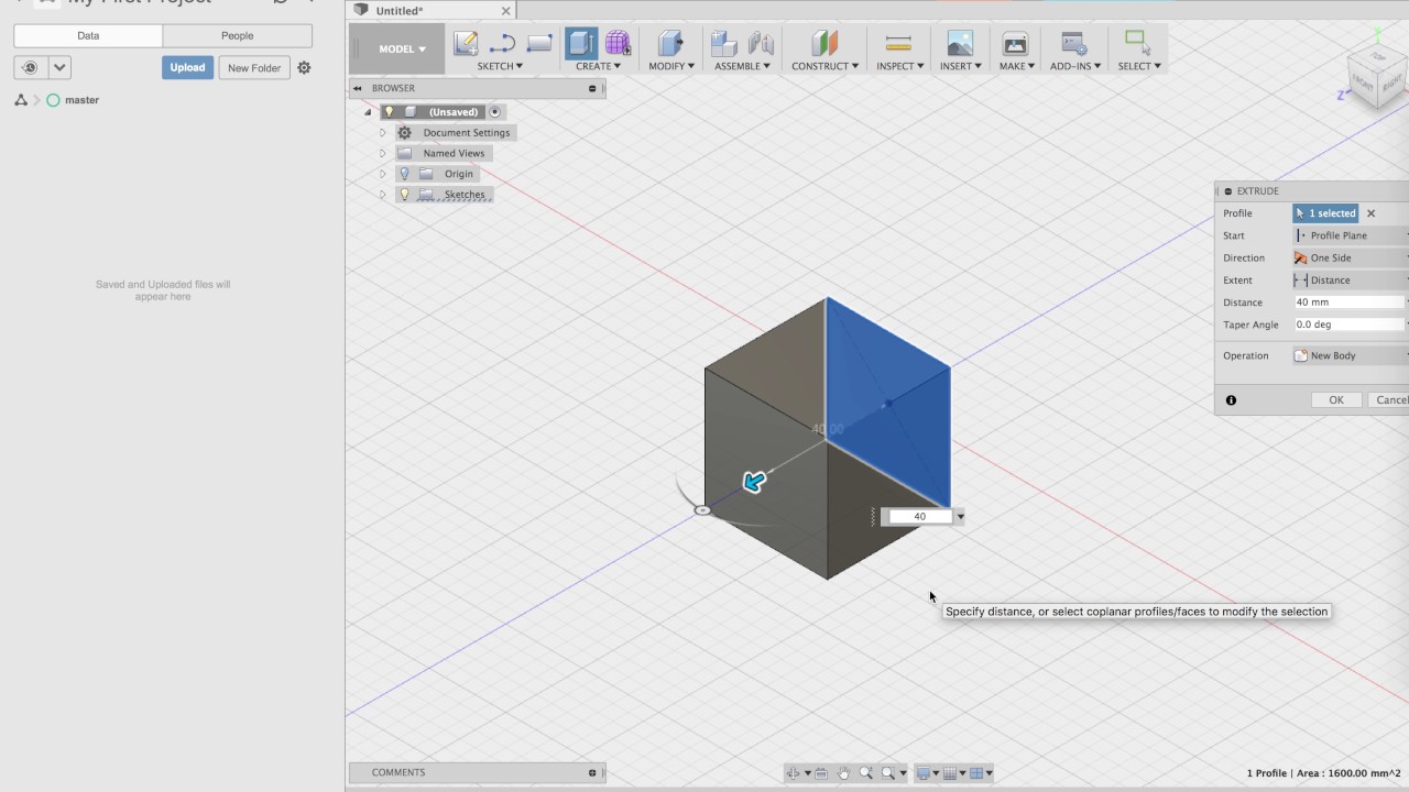 Using The Fillet Tool Of Fusion 360 Youtube