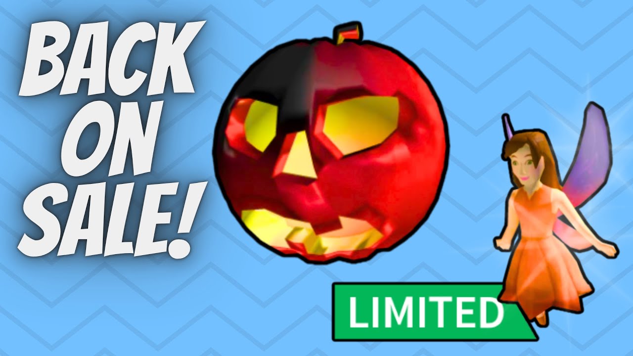 Classic Roblox Pumpkin Head Back On Sale Fall Fairy Went Limited