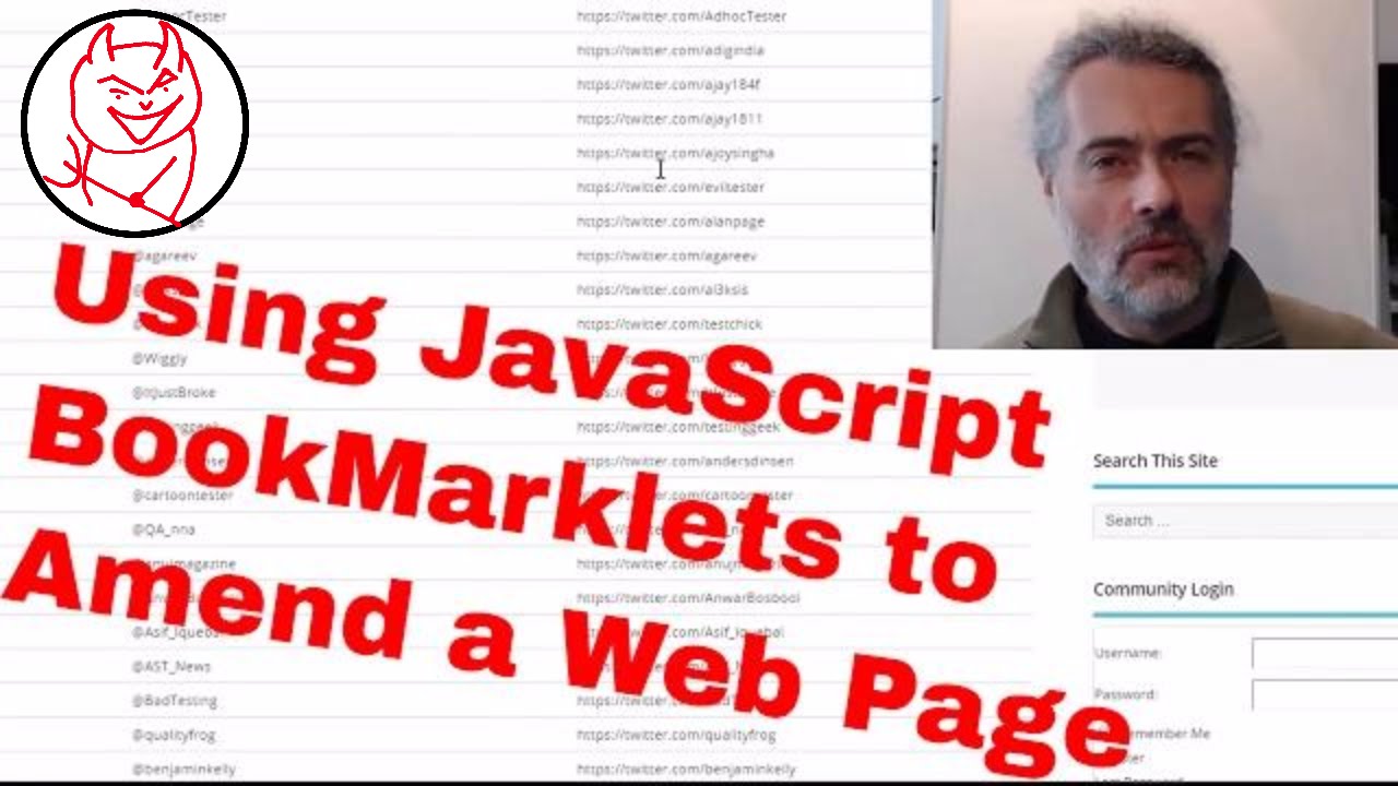Javascript Bookmarklets Tutorial How To Create Bookmarklet Amend Dom