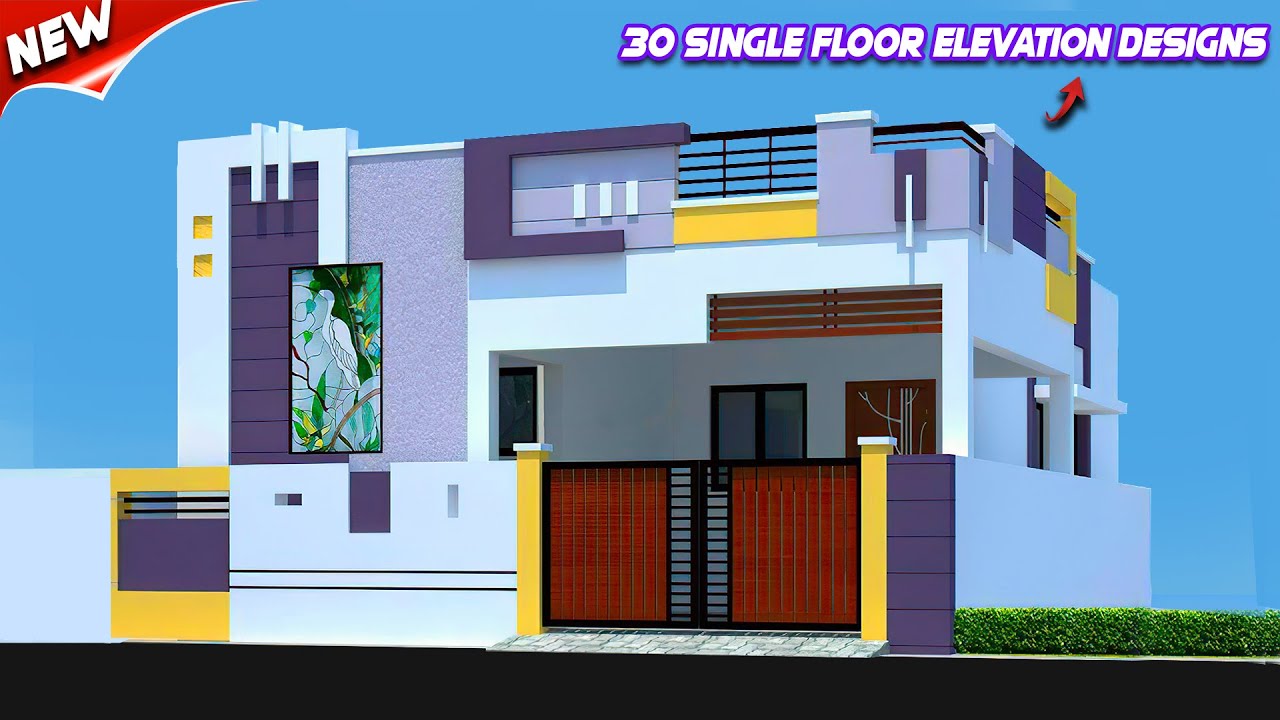House Front Elevation Design Single Floor Floor Roma