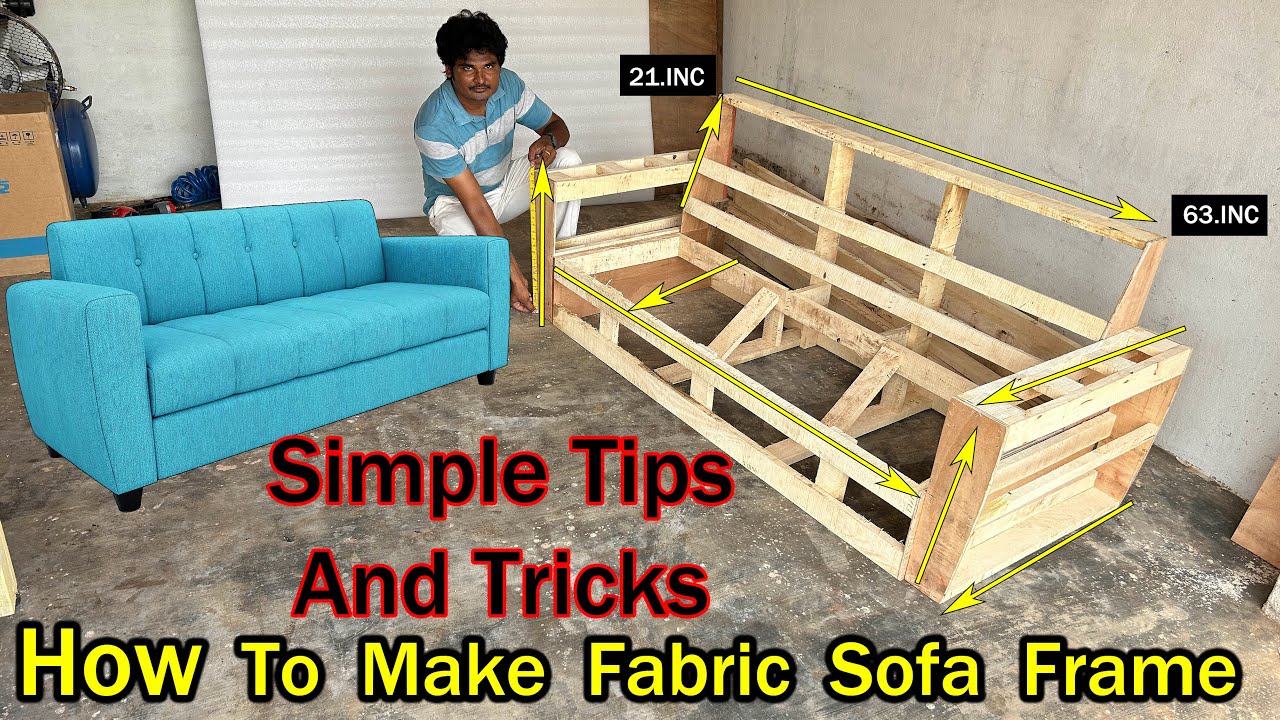 How To Build A Couch Frame Small And Cute Homemade Modern Diy Sofa