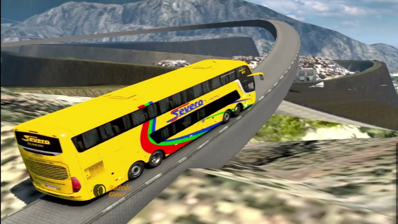 Infernal Roads Crazy Bus Driving At Deadliest Roads Ever Euro Truck