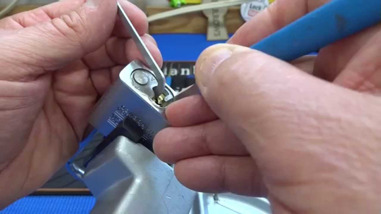 597 U S Lock Padlock Picked Gutted Youtube