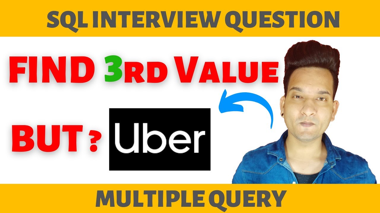 Sql Uber Interview Question Youtube