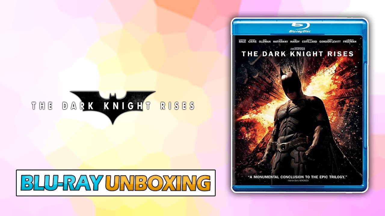 The Dark Knight Rises Blu Ray Unboxing Youtube