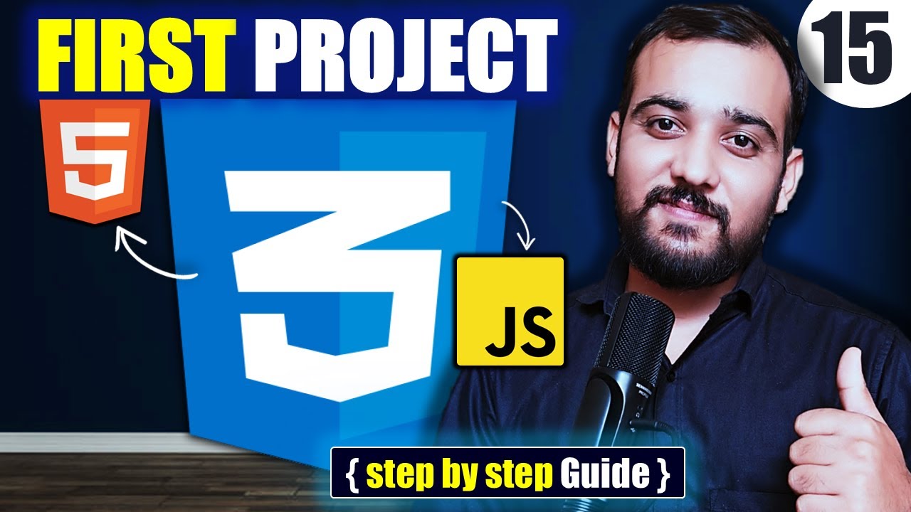 How To Create Your First Project Using Html Css Javascript Step By