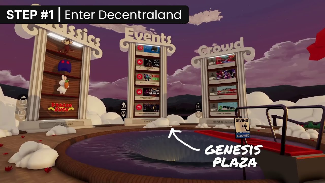 How To Get Started In Decentraland Youtube
