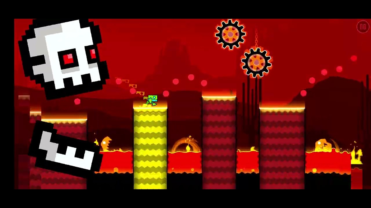 Press Start Gameplay Geometry Dash Subzero Youtube