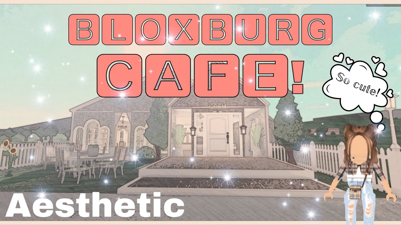 30k Bloxburg Aesthetic Cafe Tour Youtube