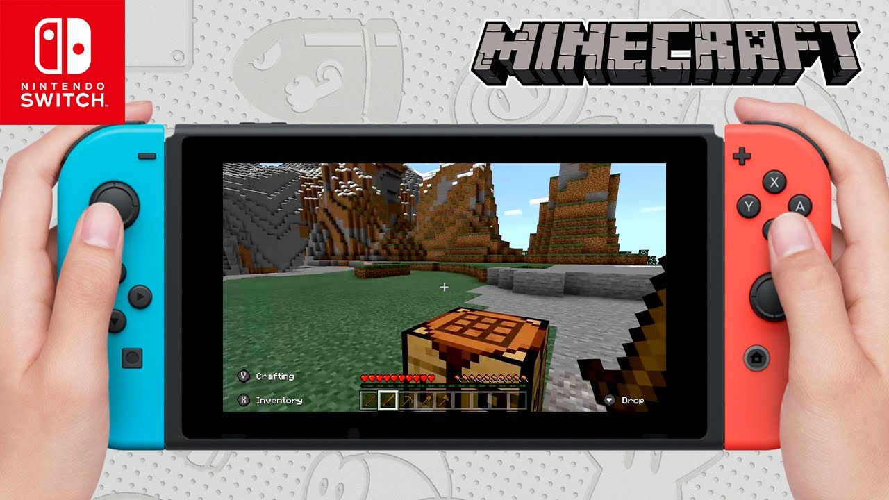 Minecraft On The Nintendo Switch 1 Youtube
