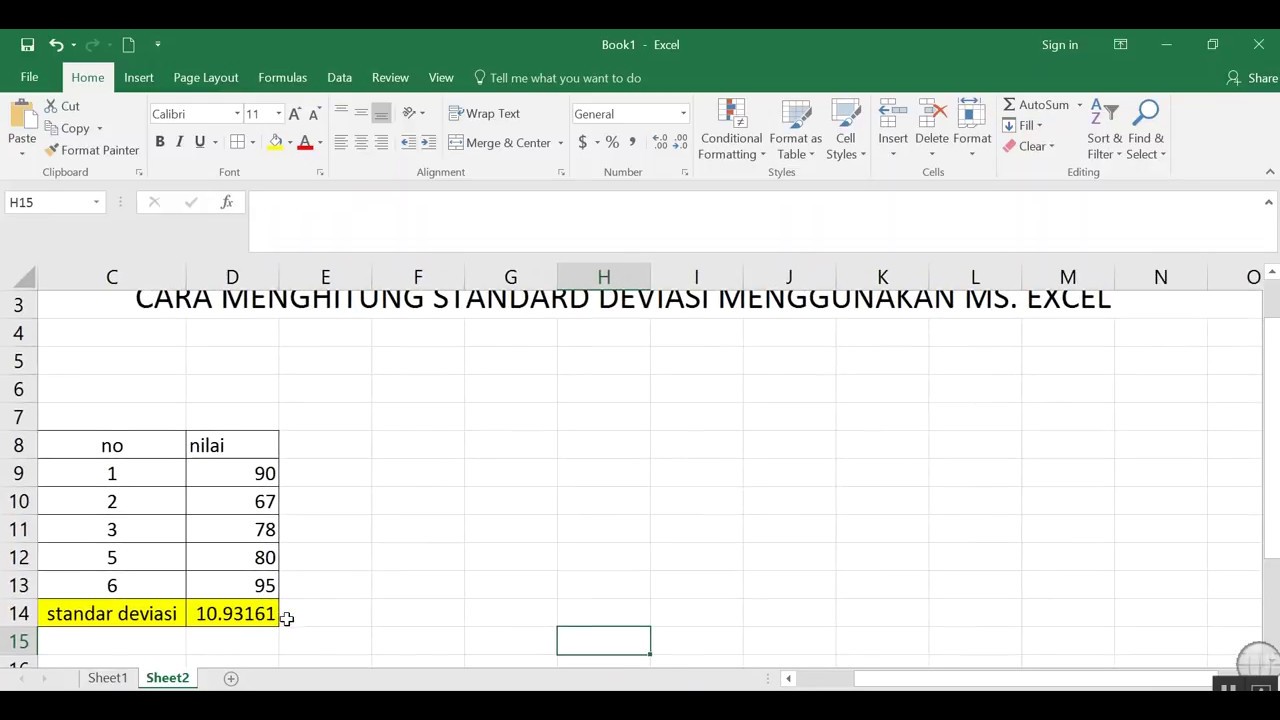 Cara Menghitung Return Saham Menggunakan Excel – Bilarasa