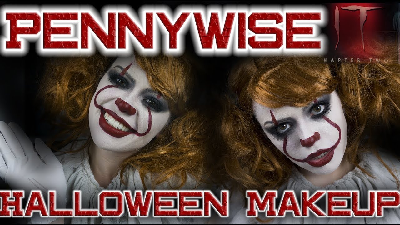 Genderbend It Pennywise Halloween Makeup Youtube