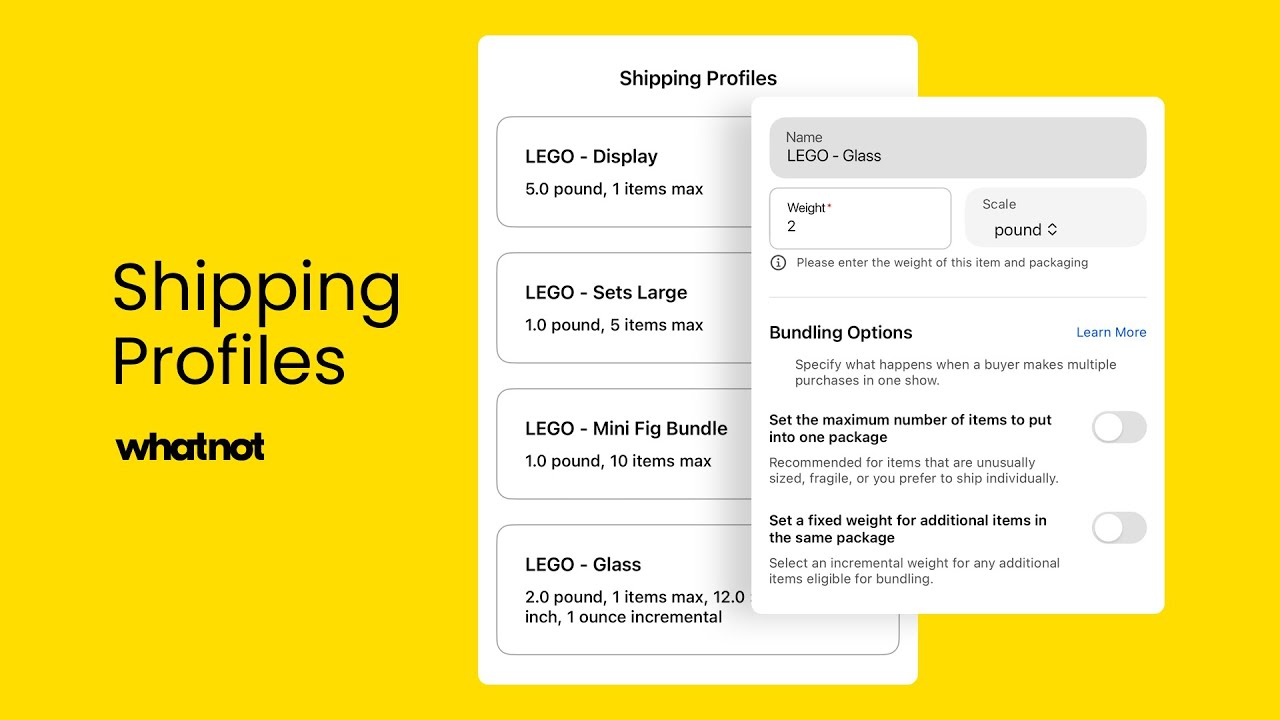 Shipping Profiles On Whatnot 2024 Youtube