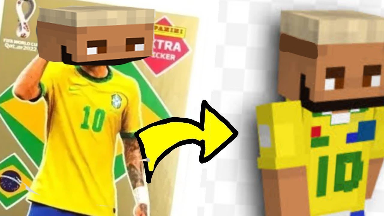 Fizemos A Skin Do Neymar Jr No Minecraft Youtube