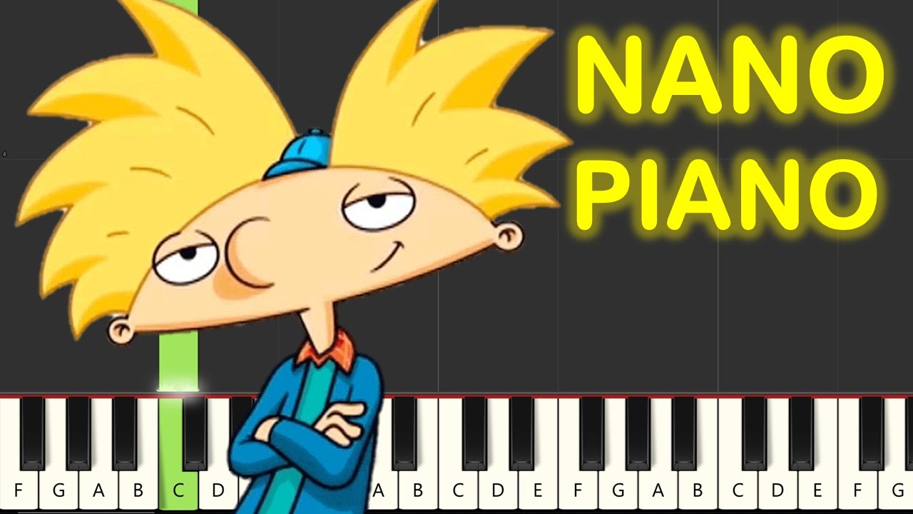 Hey Arnold Intro Theme Piano Tutorial Youtube