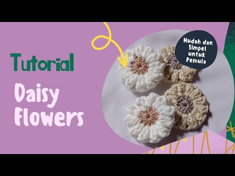 Tutorial Daisy Flowers Cepat Dan Mudah How To Make Daisy Flowers Easy
