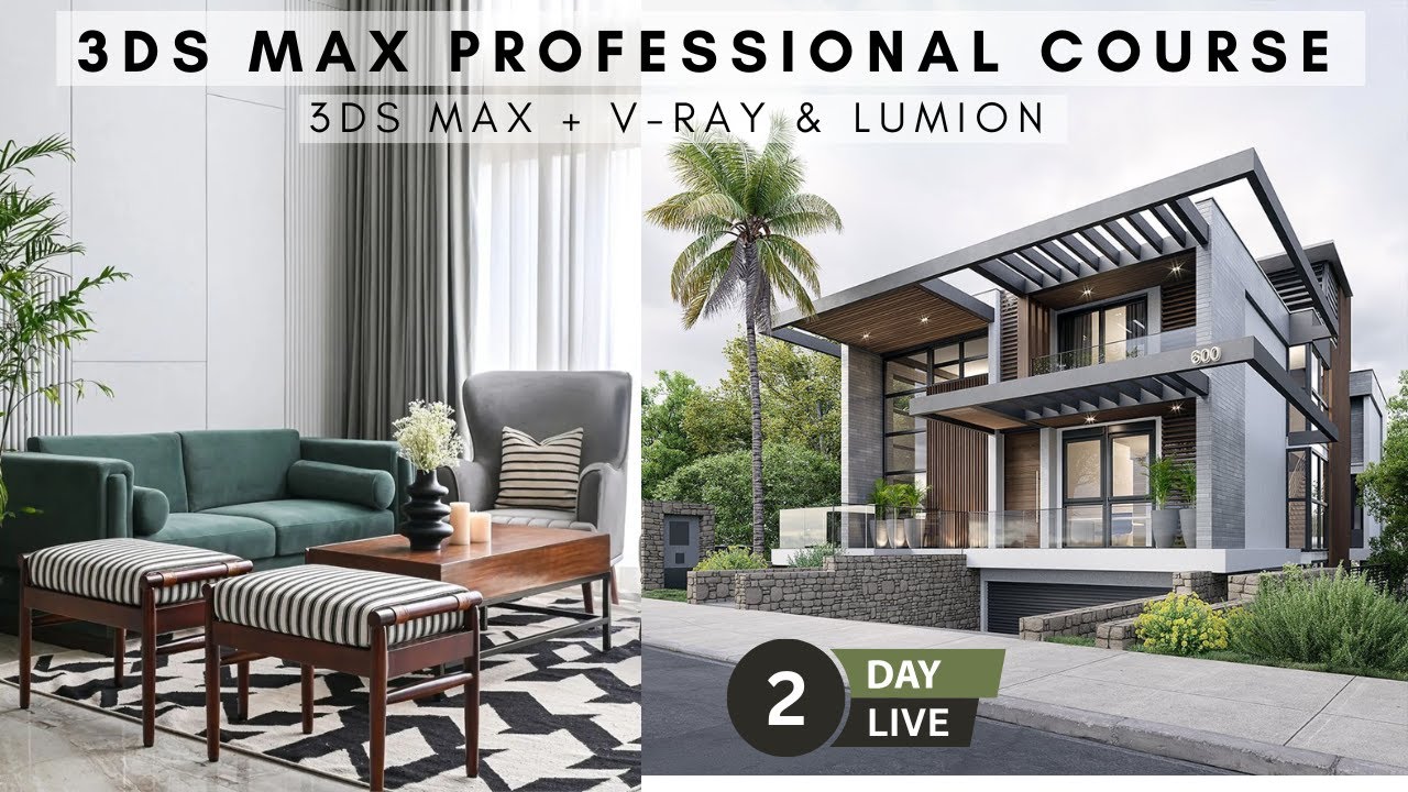 3ds Max Live Professional Course Day 2 User Interface In 3ds Max
