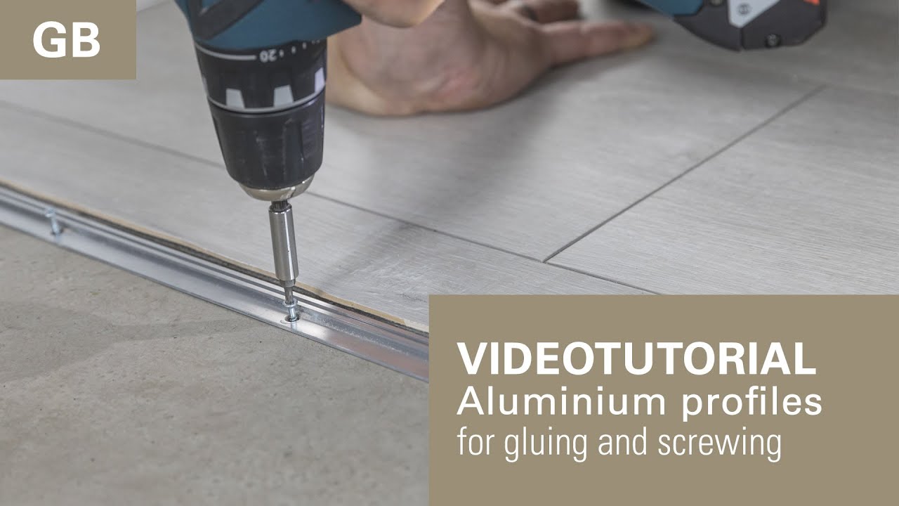 Video Tutorial How To Install Aluminium Profiles Wineo Youtube
