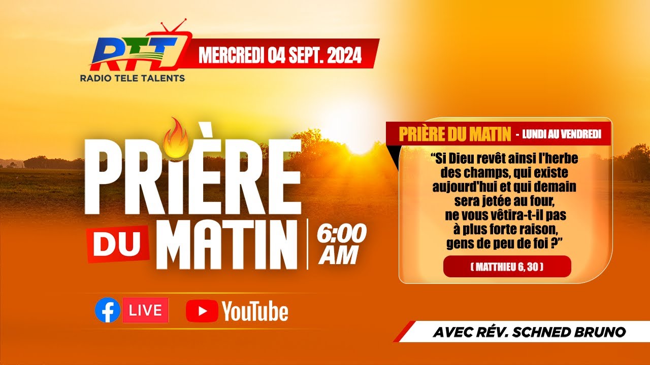 Priere Du Matin Bondye Ap Pran Swen Nou 09 04 2024 Rev P Schned