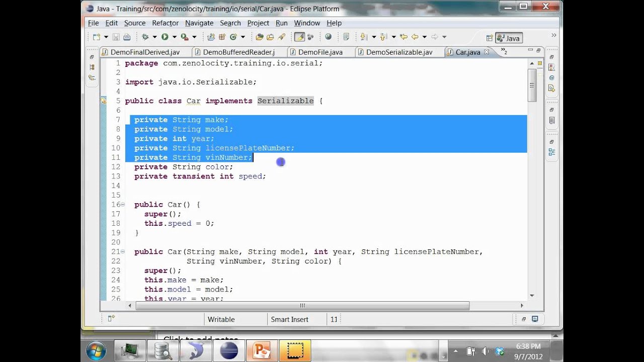 Java Serialization Youtube