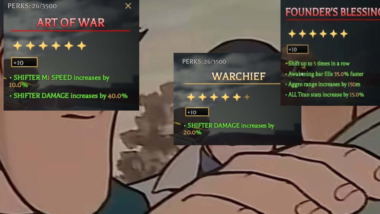 Aotr Female Titan Leonhart Build Is Art Of War Warchief Good 60