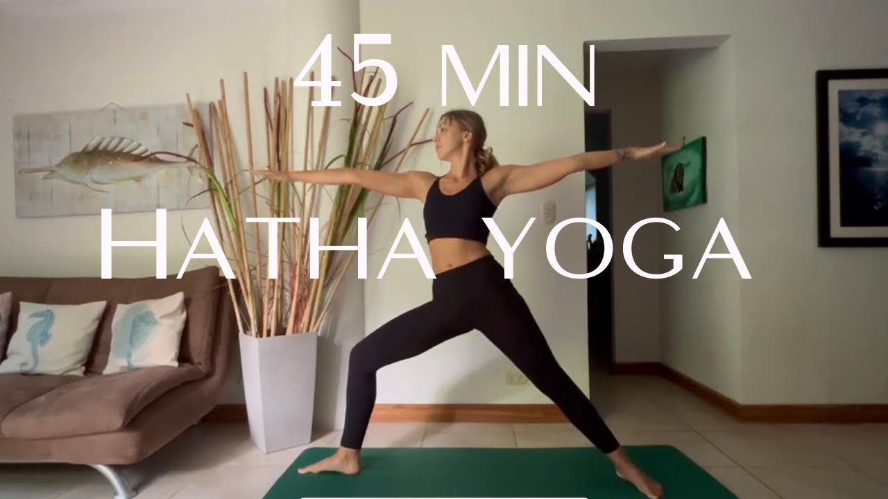 45 Min Hatha Yoga Stress Release And Immunity Bost Youtube