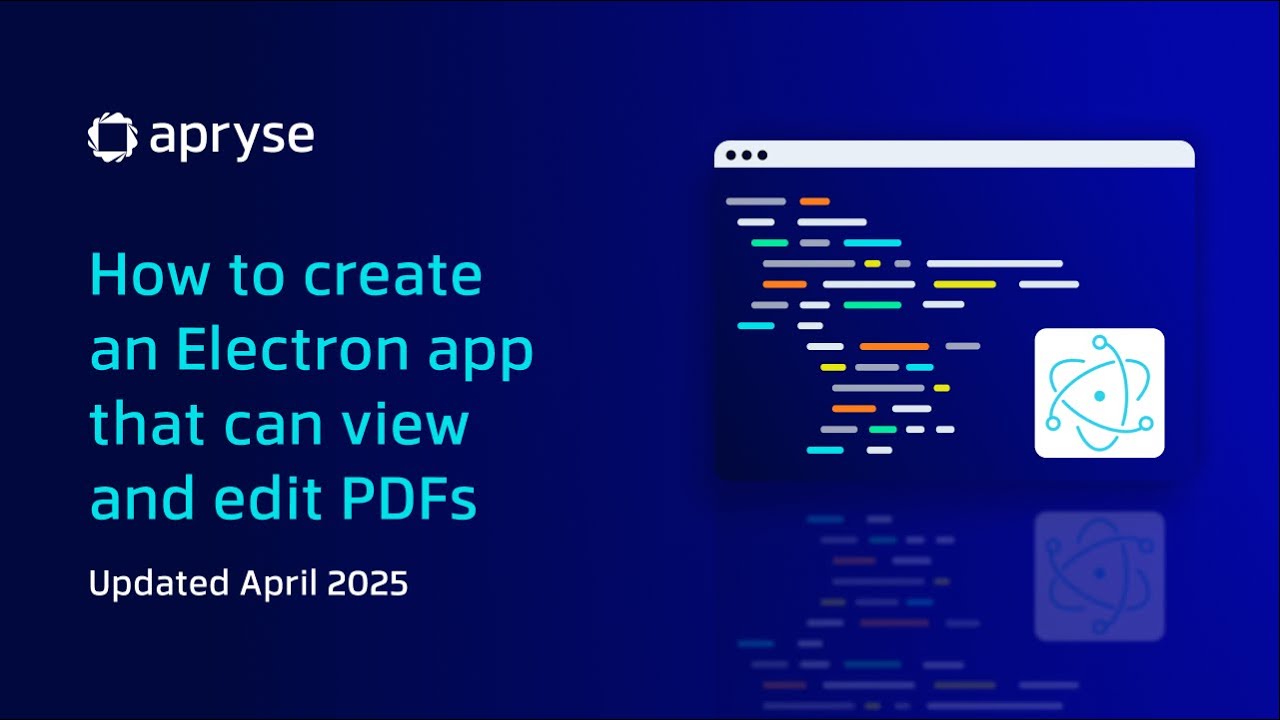 How To Create An Electron App That Can View And Edit Pdfs Updated