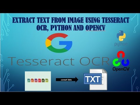 Extract Text From Image File Using Tesseract Ocr Python And Opencv