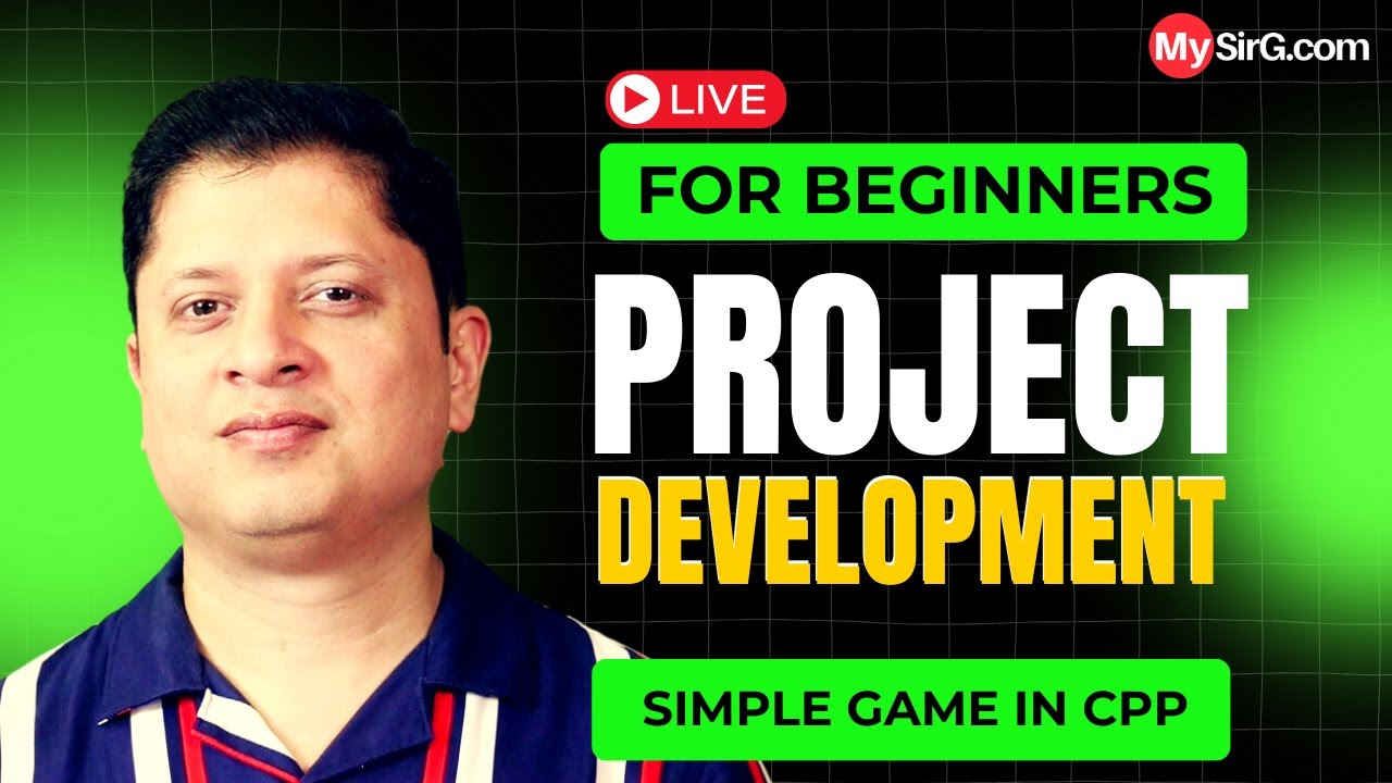 Project Development For Beginners Cpp Game Special Live Youtube