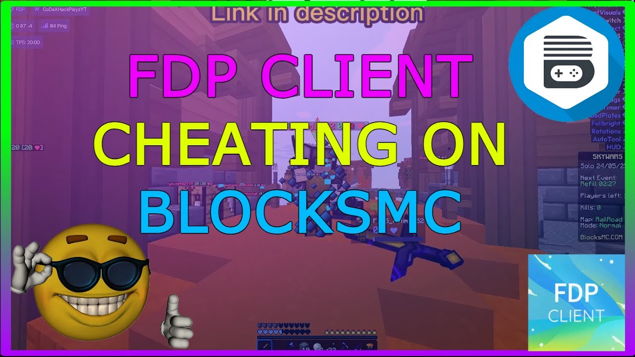 Cheating In Blocksmc Ft Fdp Client Youtube