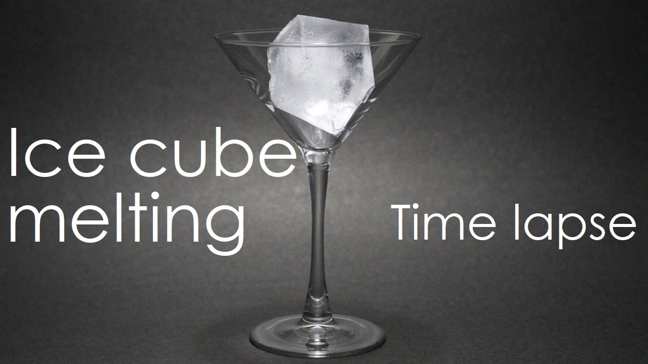 Ice Cube Melting Time Lapse Youtube